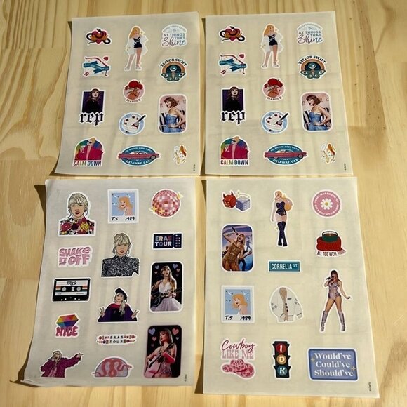 Toys | New Swiftie Stickers 5 Total 4 Sheets | Poshmark